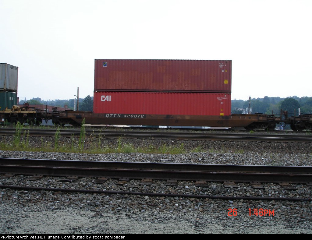 DTTX 428072B Double Stackcar EB